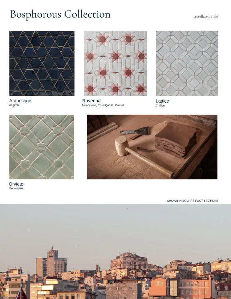 Handcrafted Tile. Made in Connecticut.