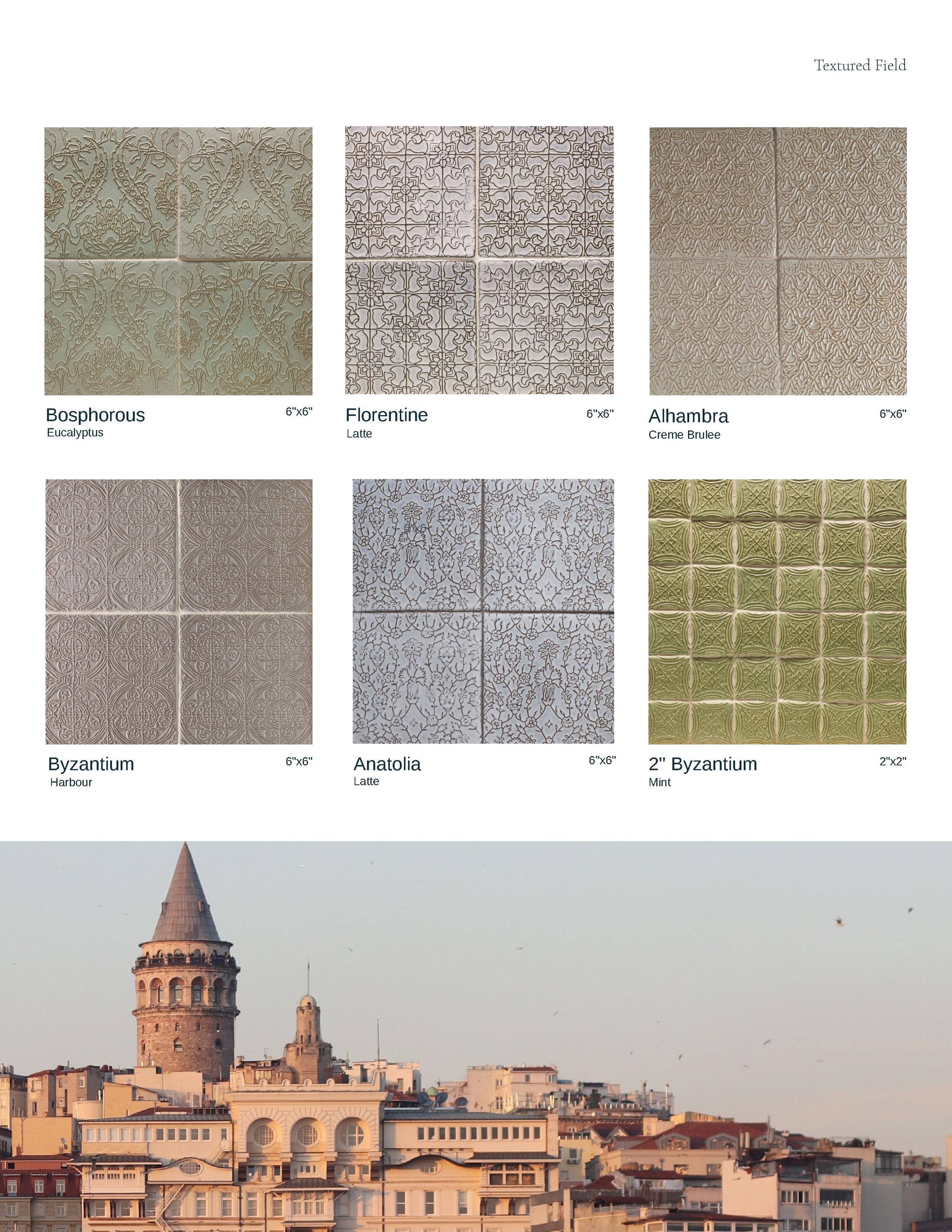 Handcrafted Tile. Made in Connecticut.