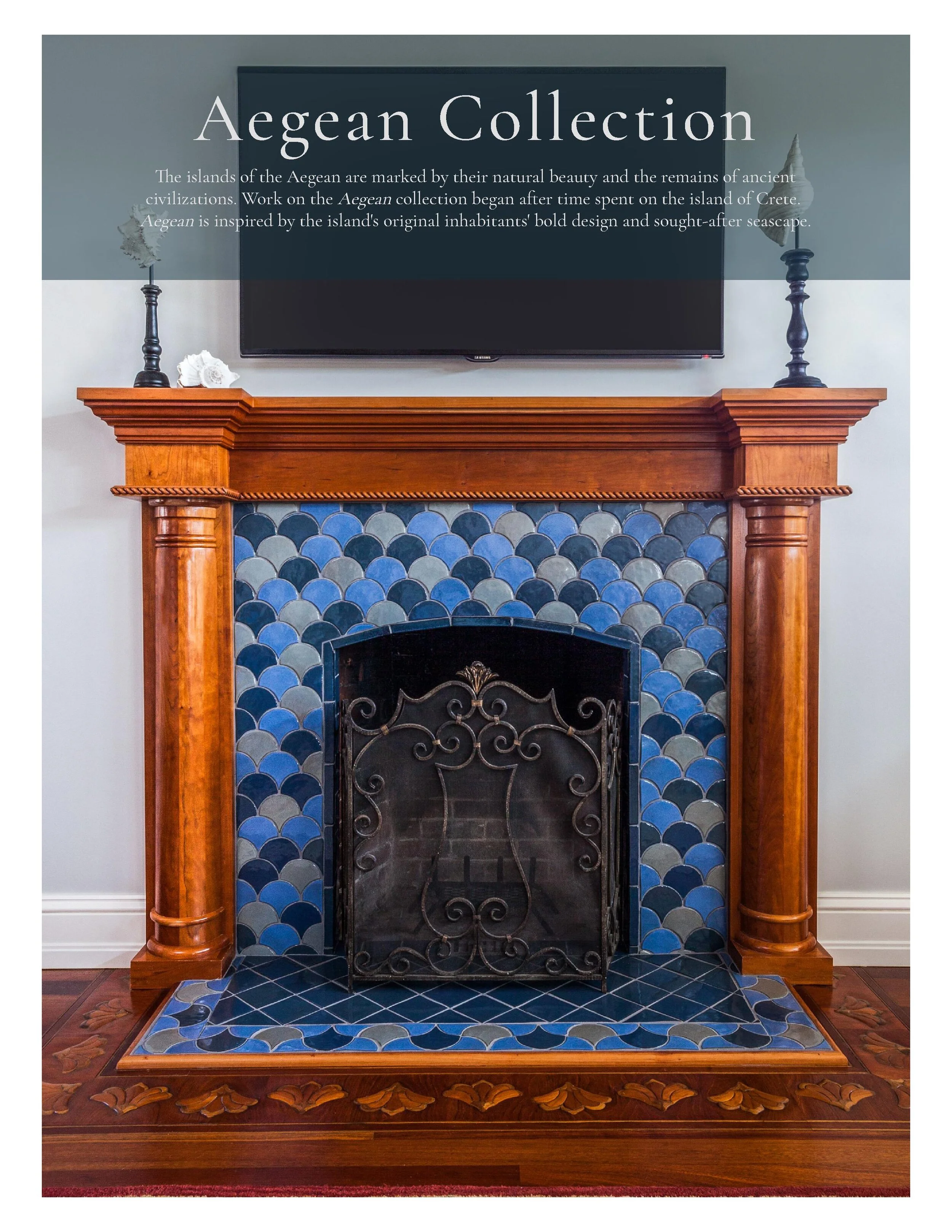 Handcrafted Tile. Made in Connecticut.