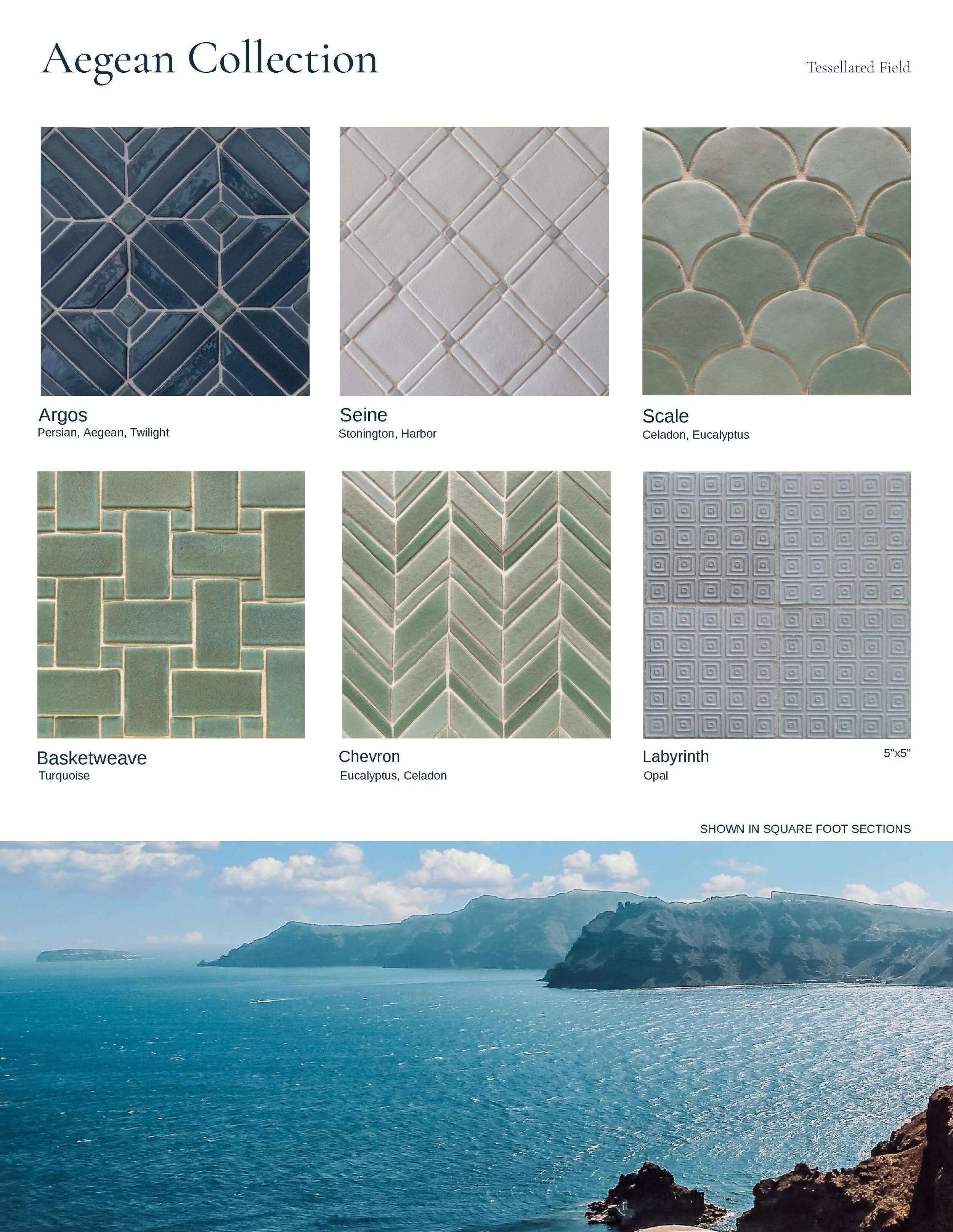 Handcrafted Tile. Made in Connecticut.