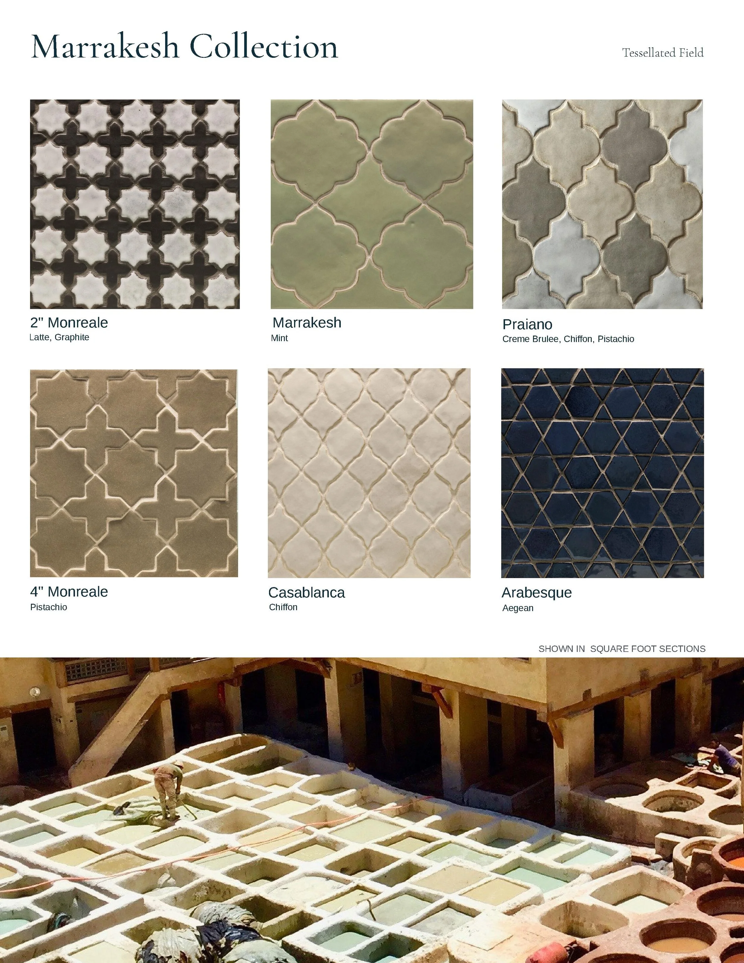 Handcrafted Tile. Made in Connecticut.