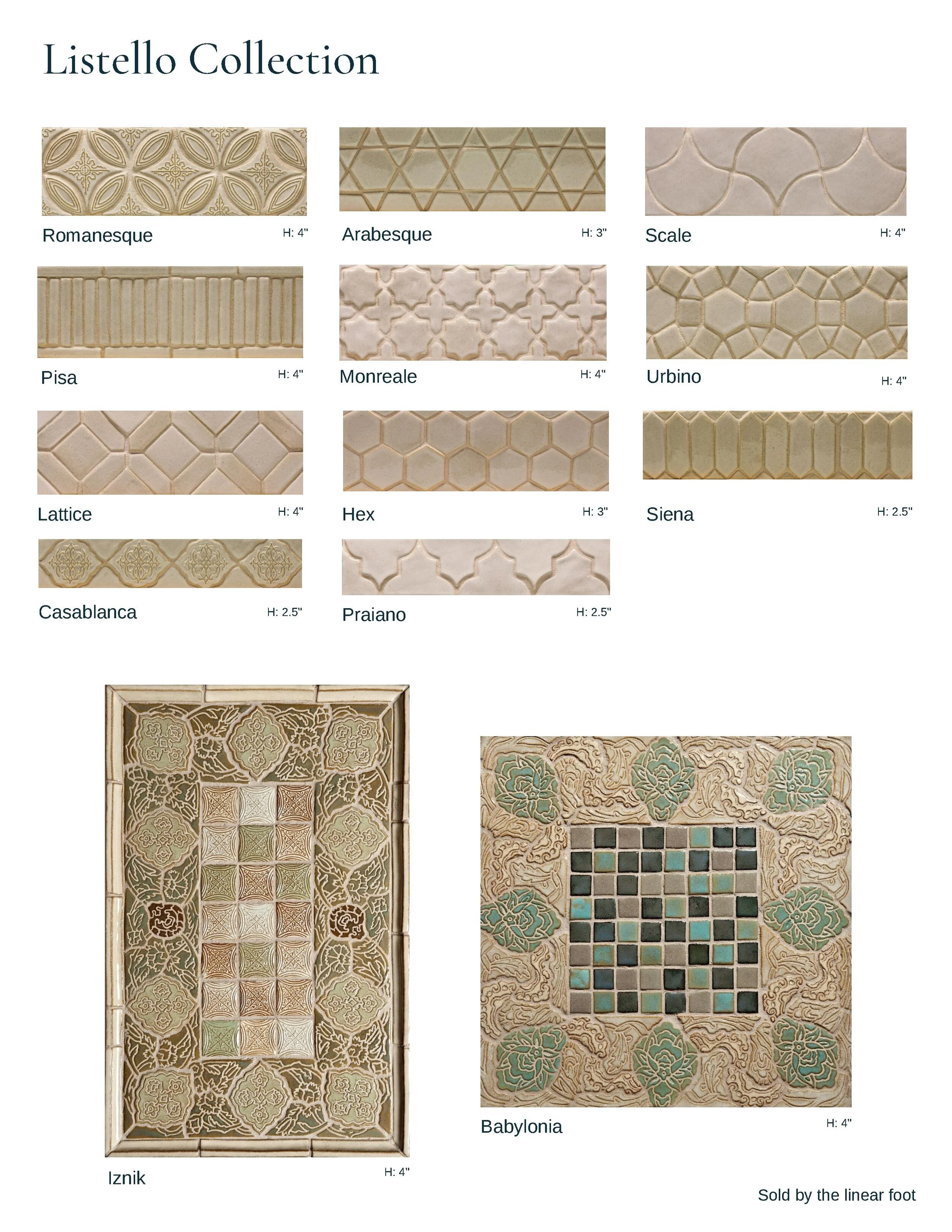 Handcrafted Tile. Made in Connecticut.