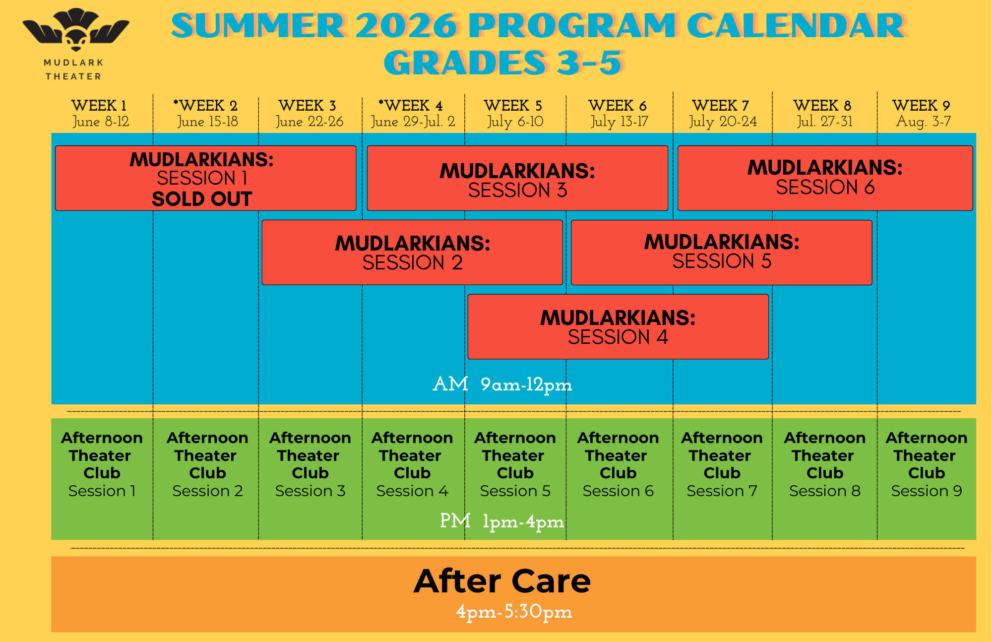 Programs: Grades 3-5 — Mudlark Theater
