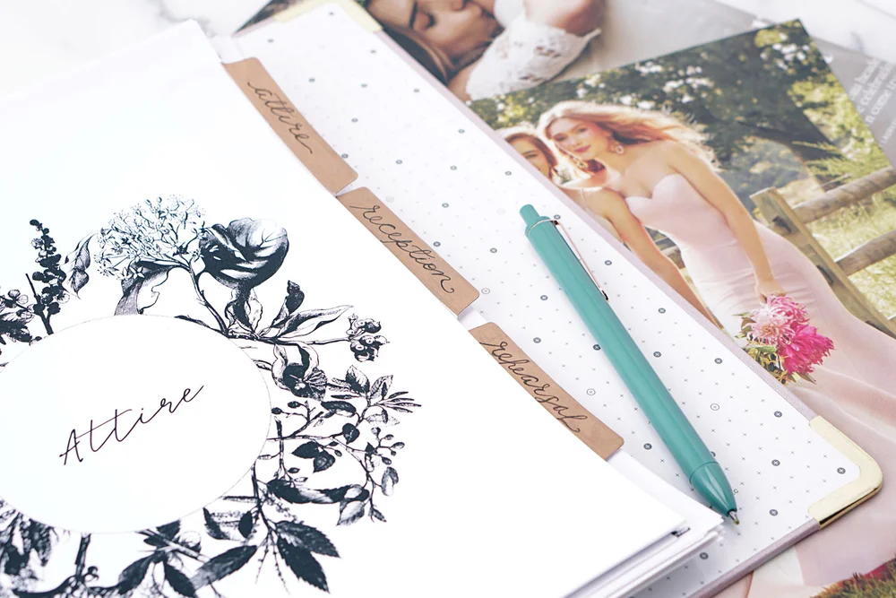 6 Steps to DIY a Personalized Wedding Binder — Risa James Events ...