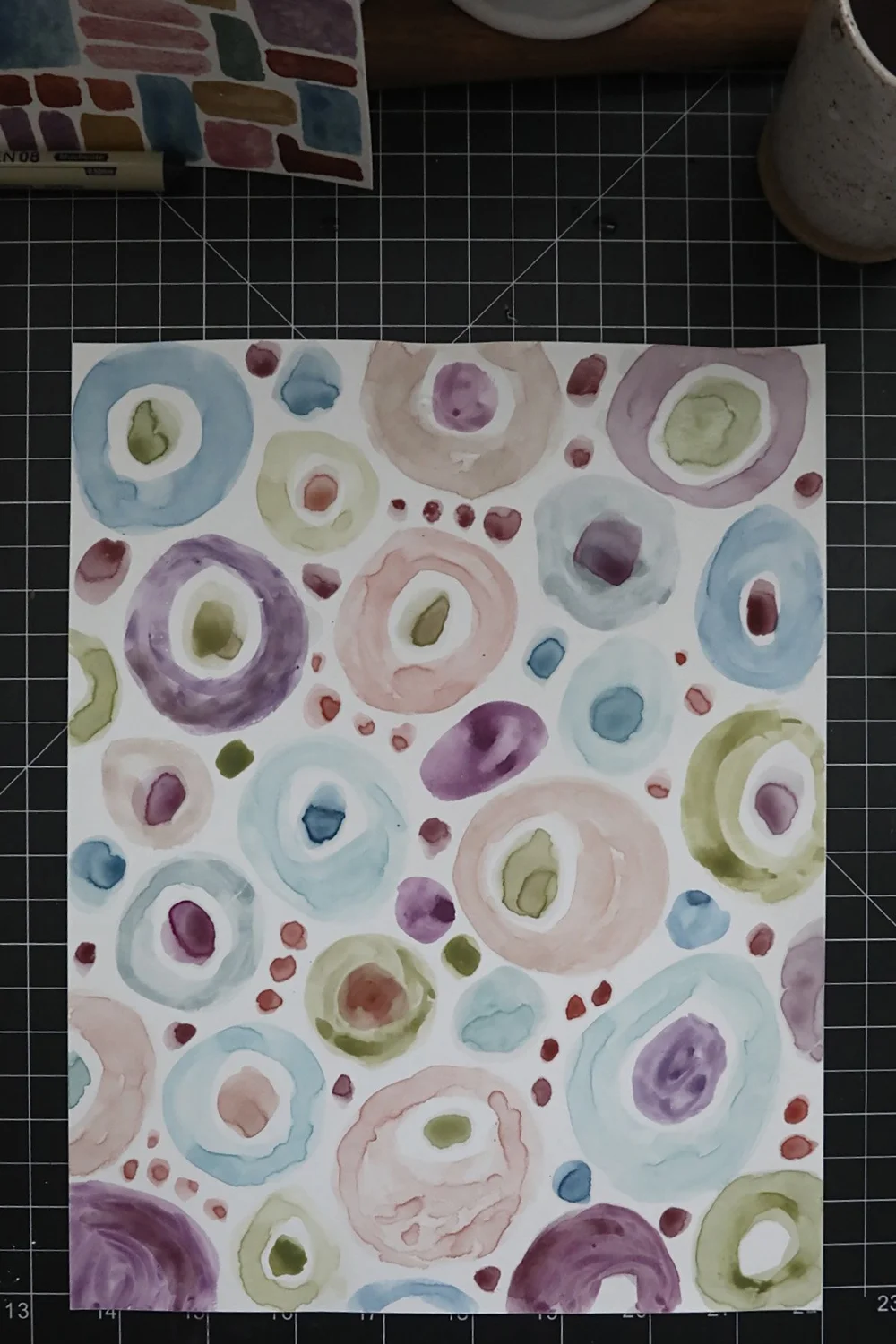 Create Your Own Watercolor Fabric with T-Shirt Transfers — Made on 23rd
