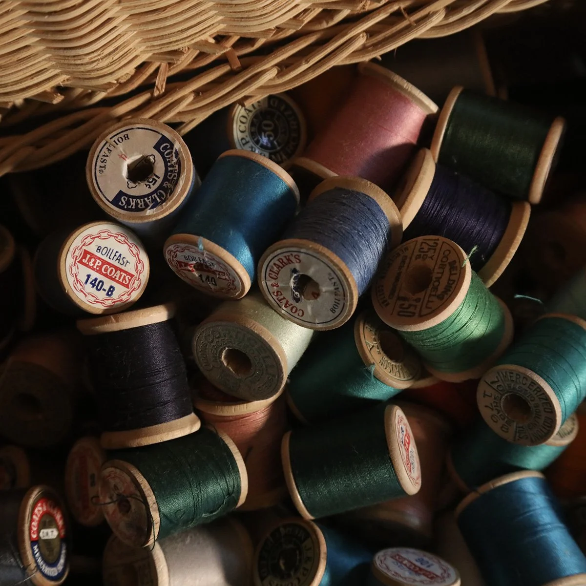 Thrifted Treasure Series Part 10 - Wood Textile Spools — Made on 23rd