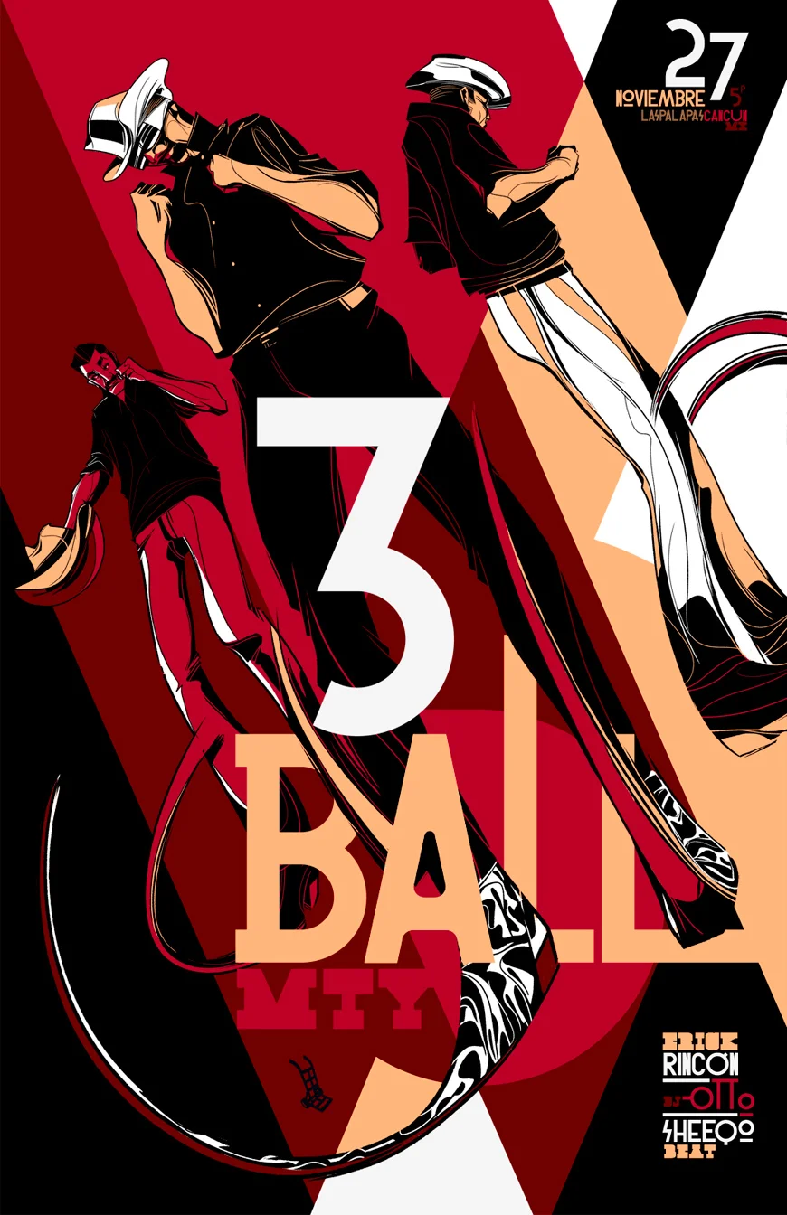 3BALL MTY — César Moreno - Art Director & Illustrator