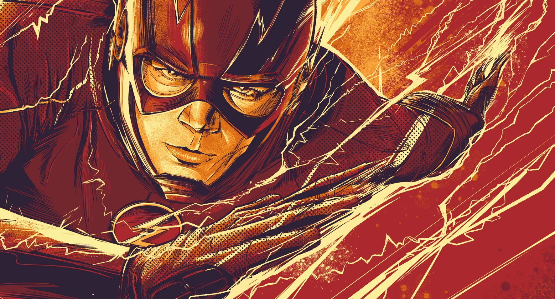MONDO / THE FLASH — César Moreno - Art Direction — Illustration