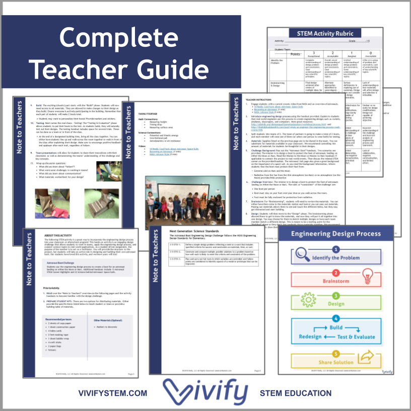 Zip Line STEM Activity - Moon and Mars Mission (Elementary) — Vivify STEM