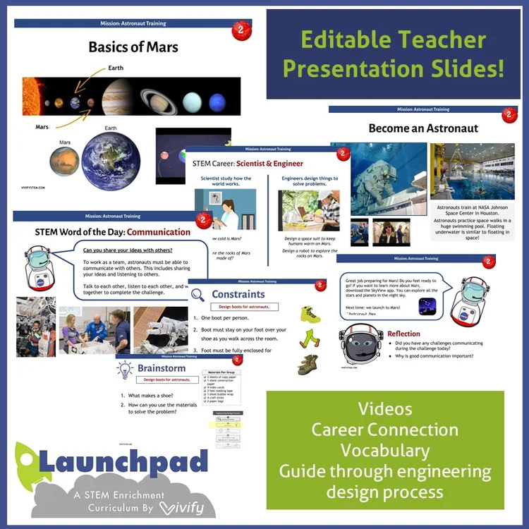 Mission to Mars: STEM Curriculum for Elementary and Middle School ...