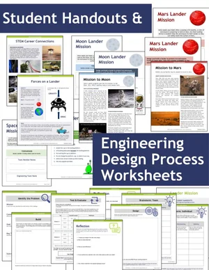 Mars Rubber Band Rover Engineering Design Challenge - STEM Activity ...
