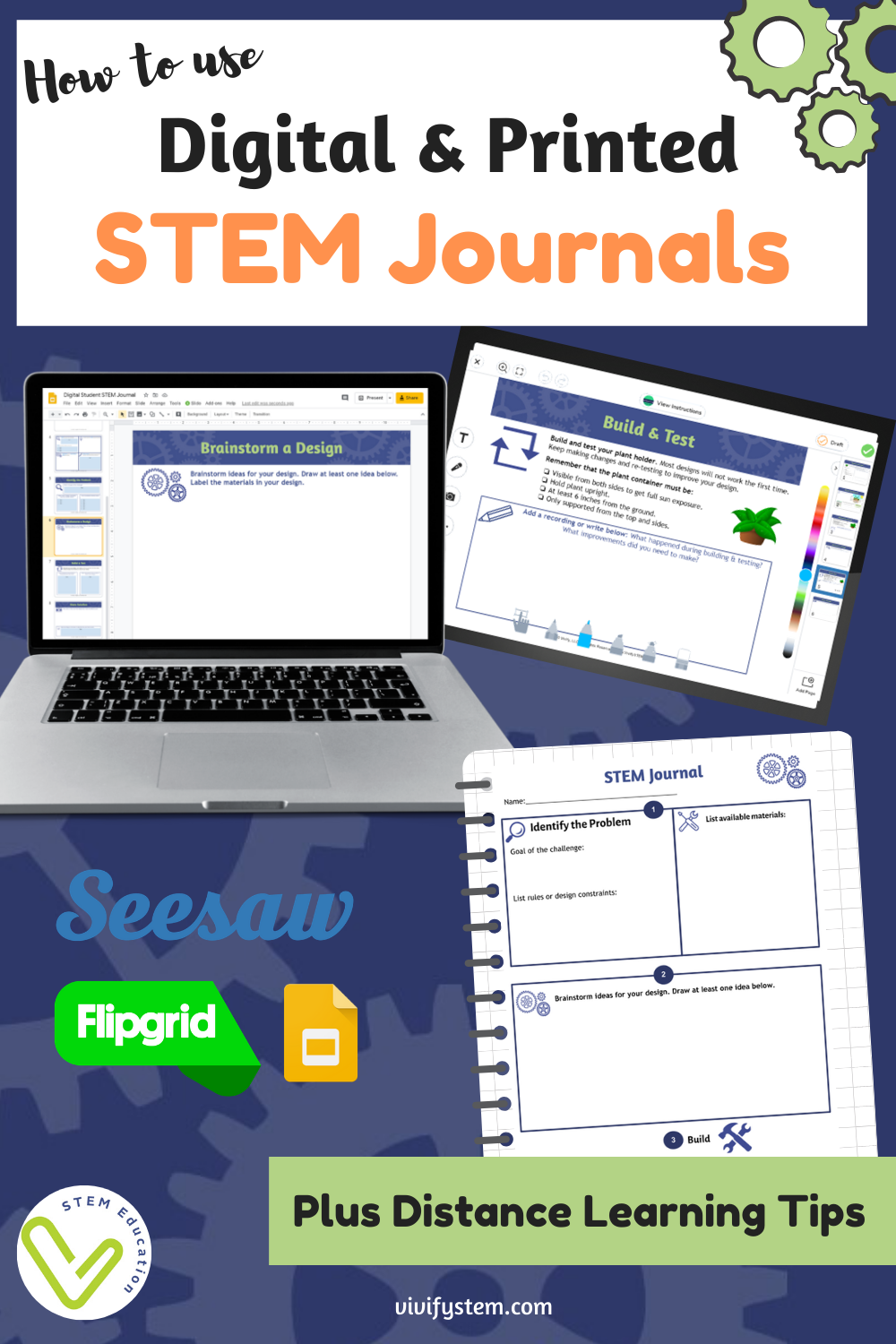 How to use Digital & Printed STEM Journals — Vivify STEM