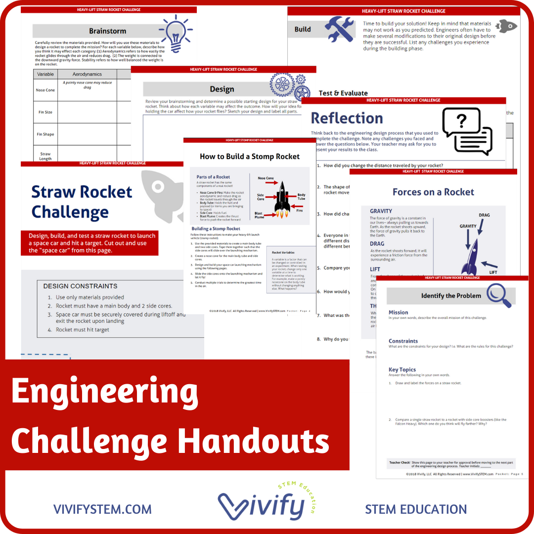 Straw Rocket STEM Challenge (Forces & Motion) — Vivify STEM