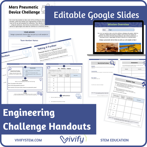 Mars Rubber Band Rover Engineering Design Challenge - STEM Activity ...