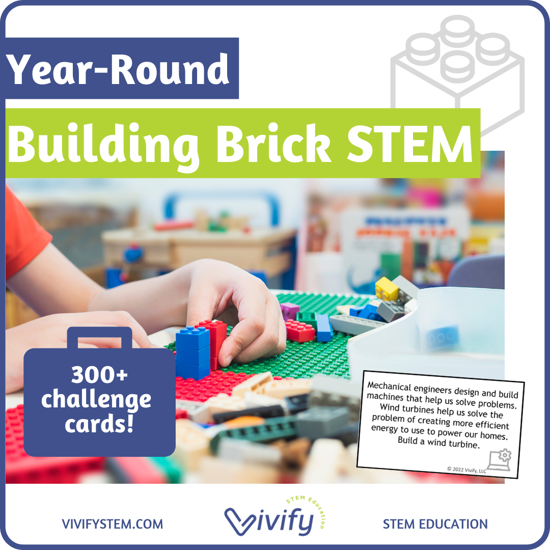 25 Year-Round STEM Task Cards for Building Bricks! — Vivify STEM