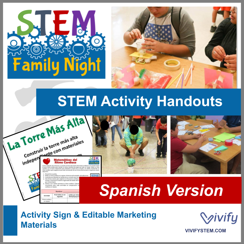 Bundle: STEM Family Night Planning Guide, STEM Activity Instructions ...