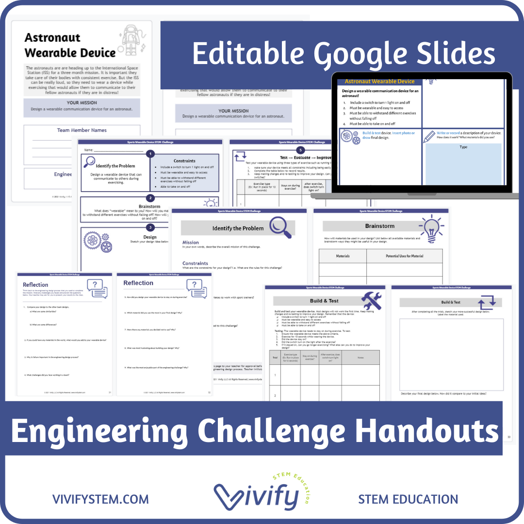 Mars Rubber Band Rover Engineering Design Challenge - STEM Activity ...