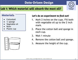 Earth Day STEM: Oil Spill Challenge — Vivify STEM