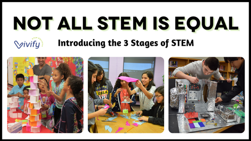 Not all STEM is Equal: 3 Stages of STEM Education — Vivify STEM