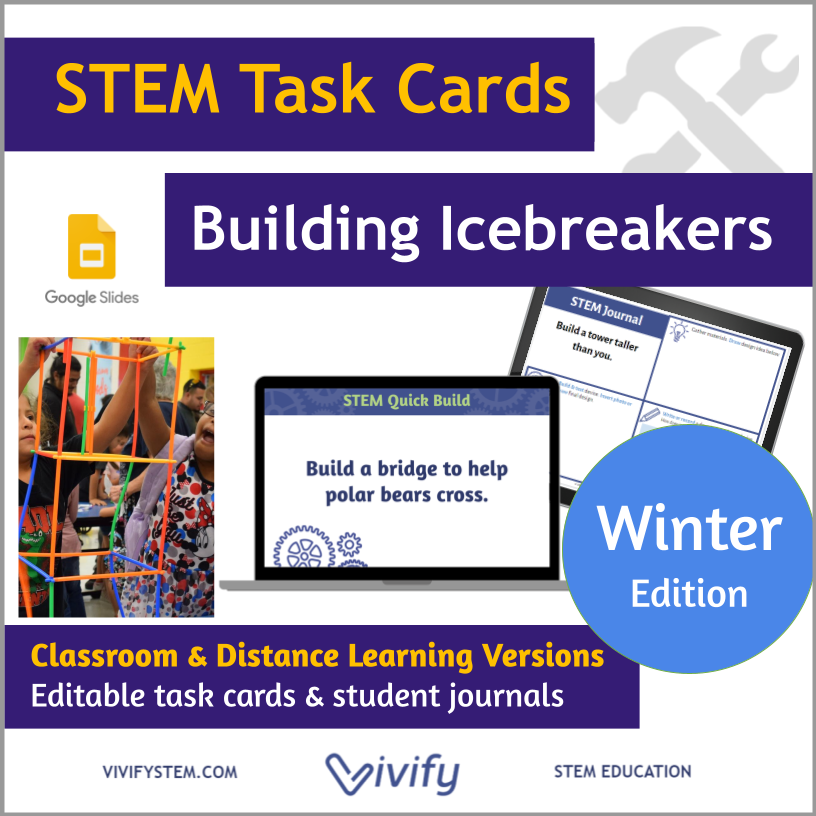 STEM Task Cards: Building Icebreakers (Distance Learning) — Vivify STEM