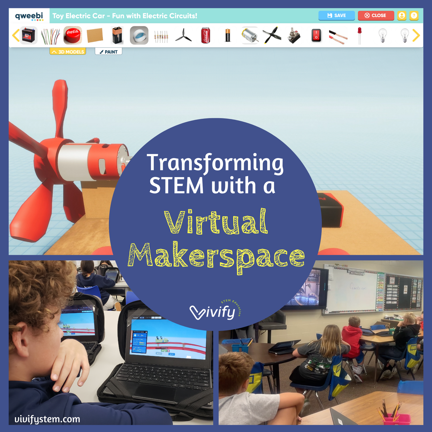 Qweebi: Transforming STEM Education with a Virtual Makerspace — Vivify STEM
