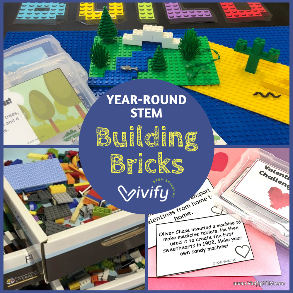 25 Year-Round STEM Task Cards for Building Bricks! — Vivify STEM