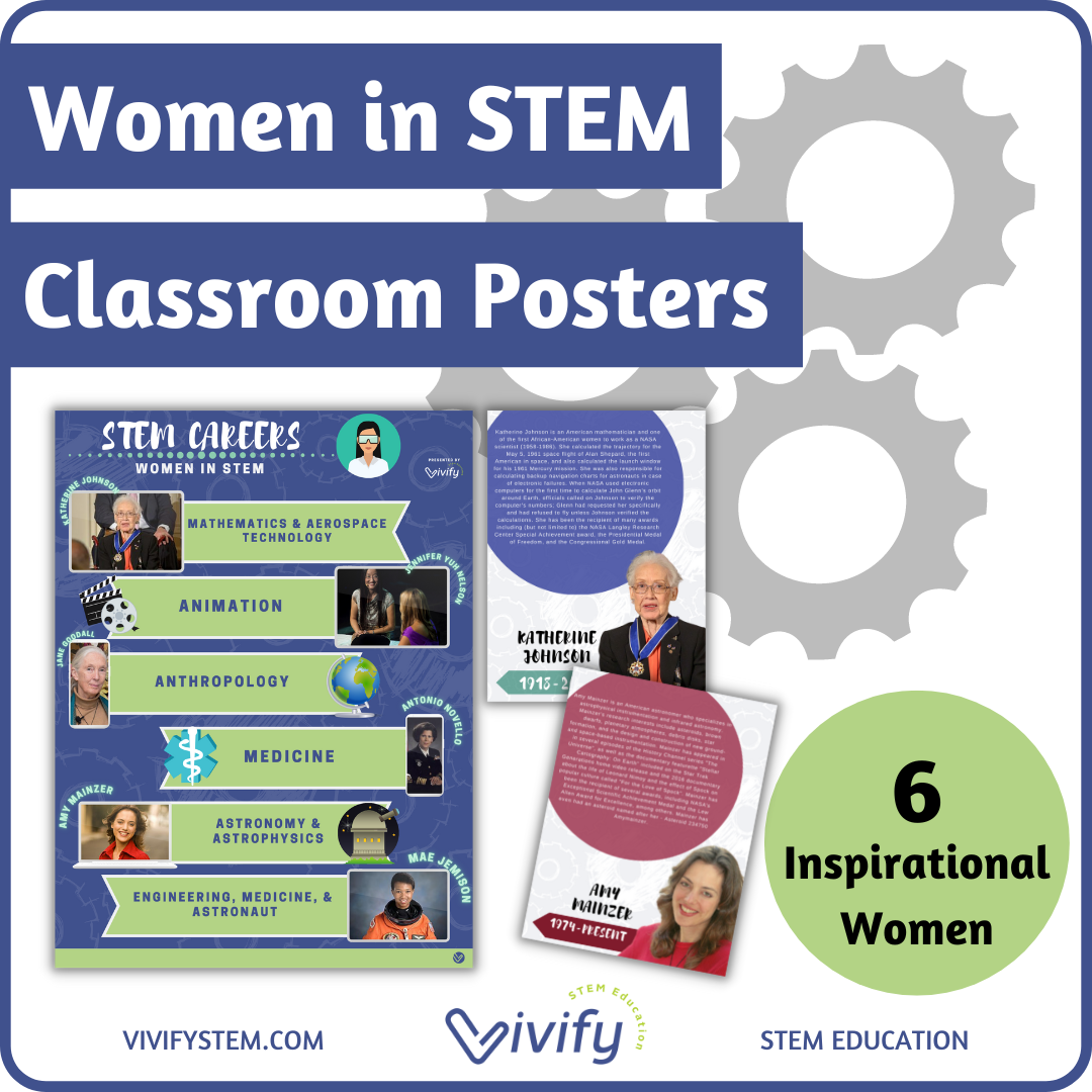 Women in STEM Classroom Posters — Vivify STEM