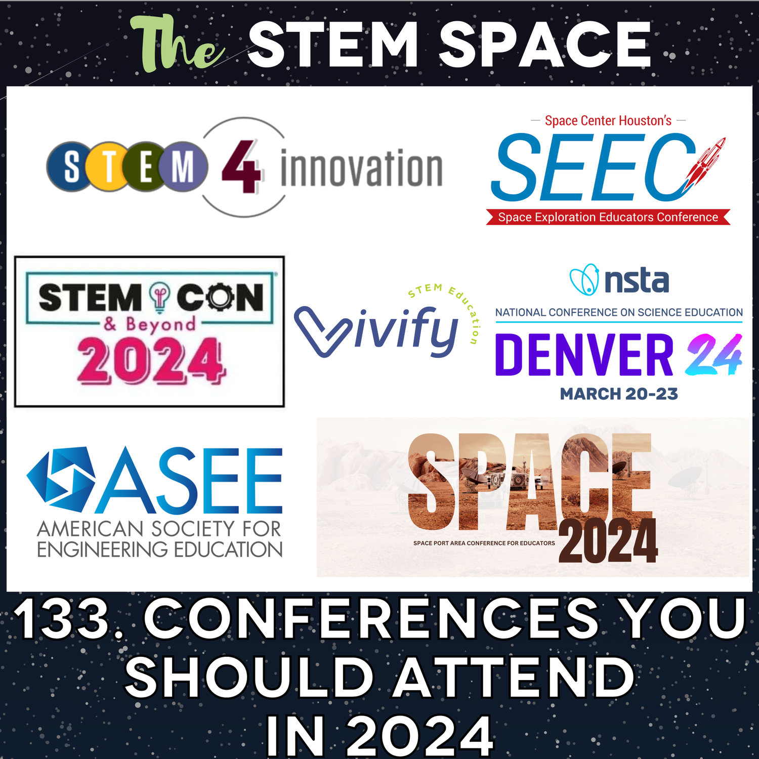 133. Conferences You Should Attend in 2024 — Vivify STEM