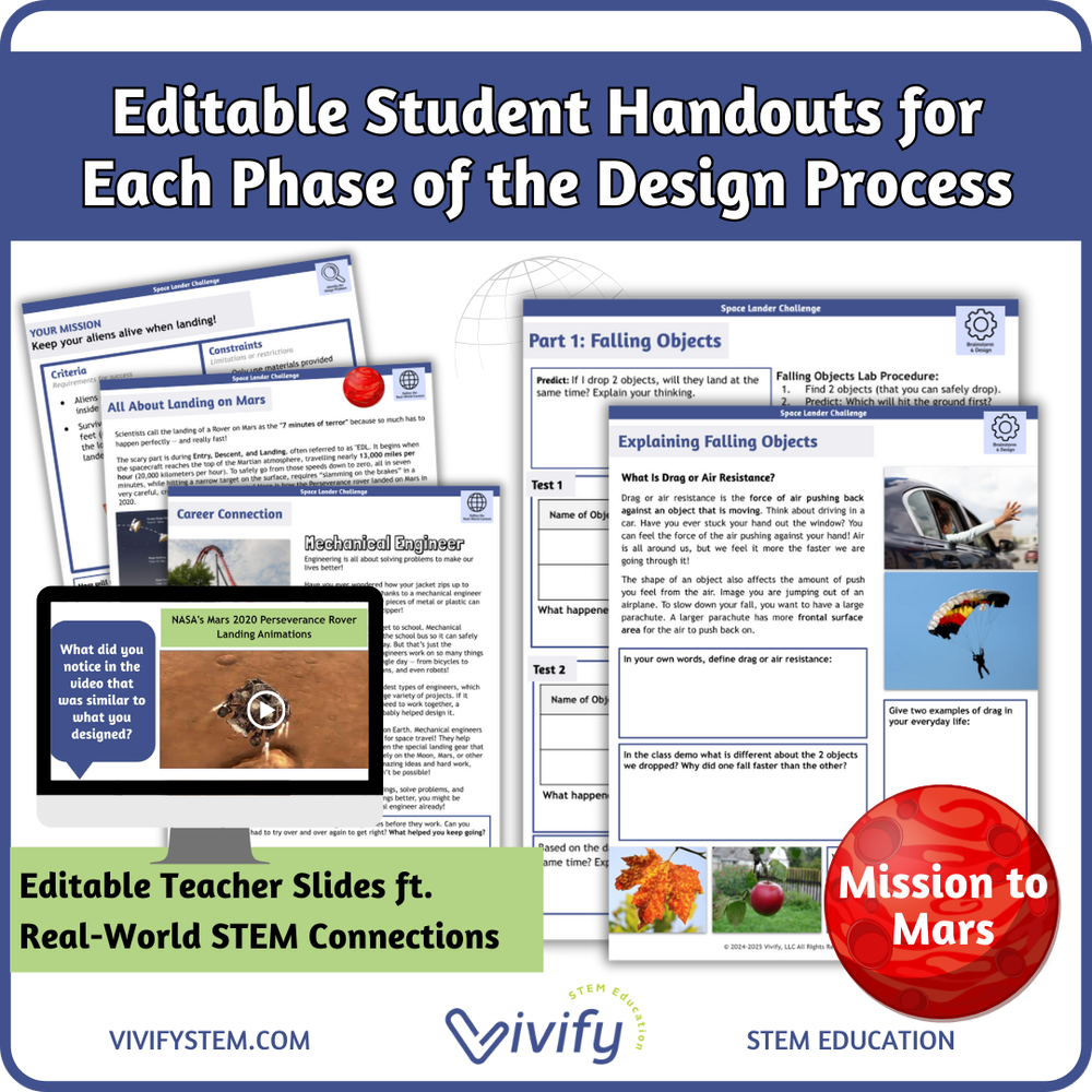 Mission to Mars: Year-Long Middle School STEM & Engineering Curriculum ...