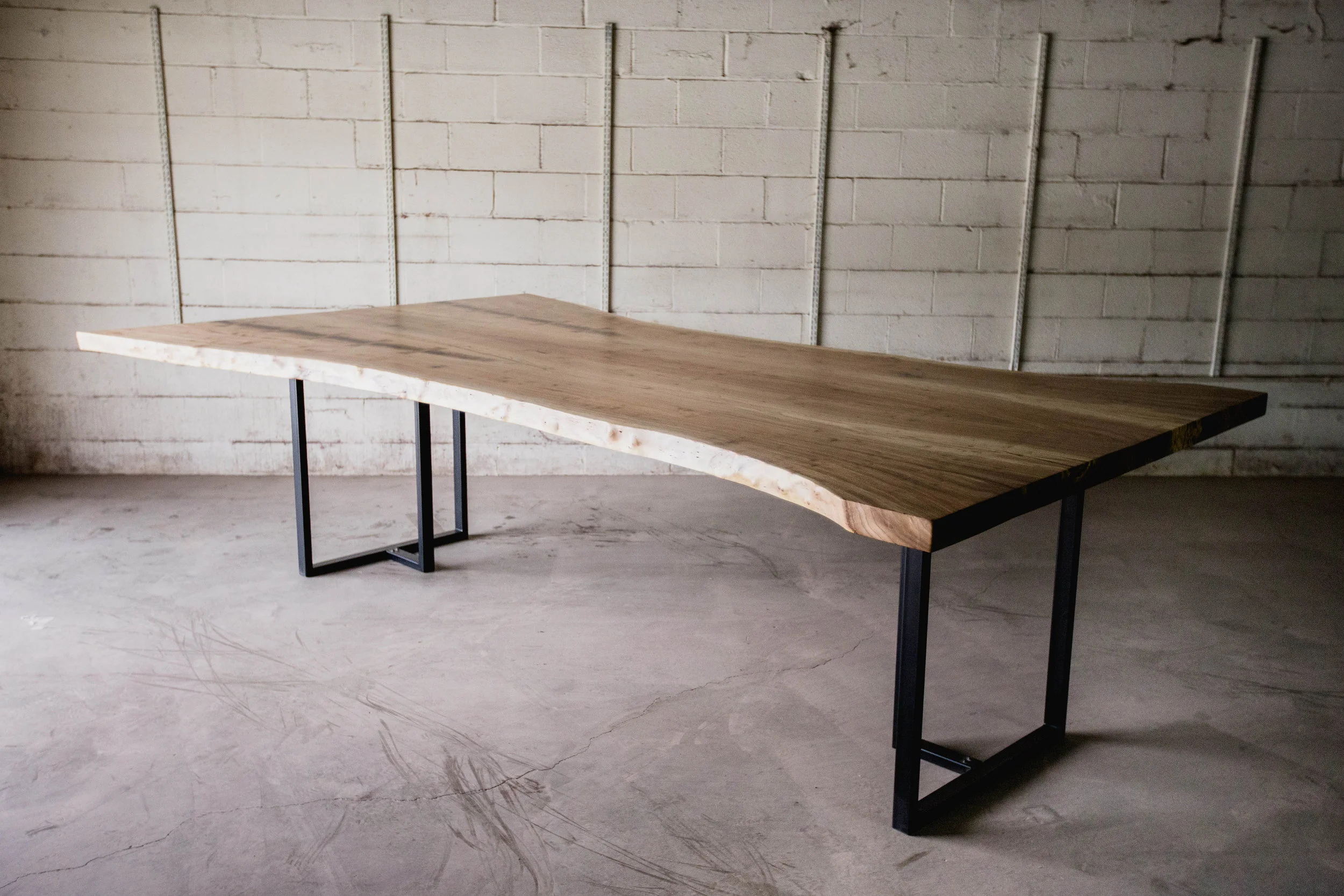 Siberian Elm Conference Table or Large Dining Table — Hardwood Reclamation