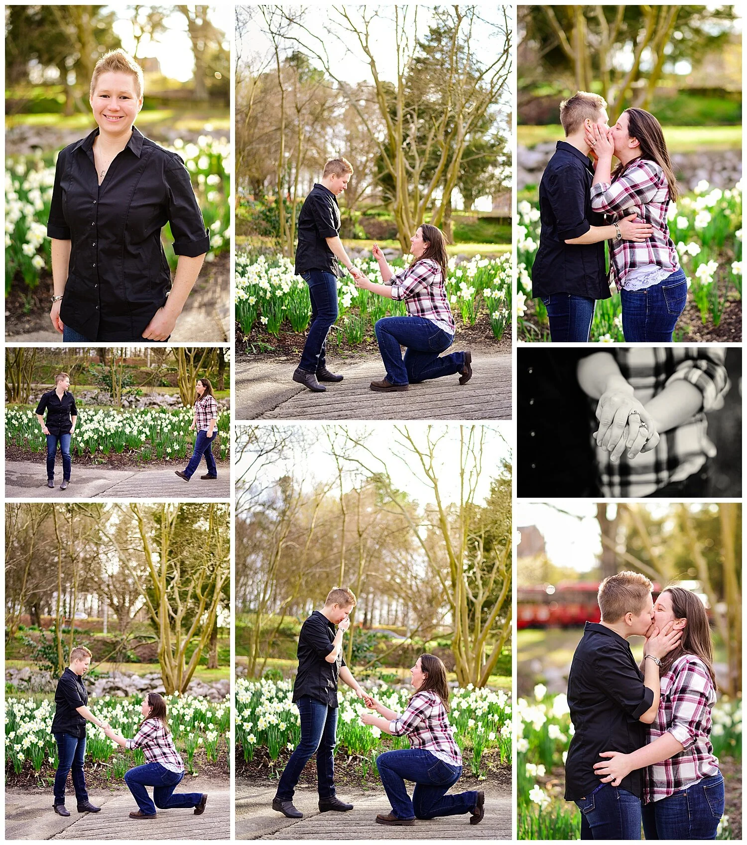Kristen and Kate's Surprise Proposal at Pullen Park — Cynthia Viola ...