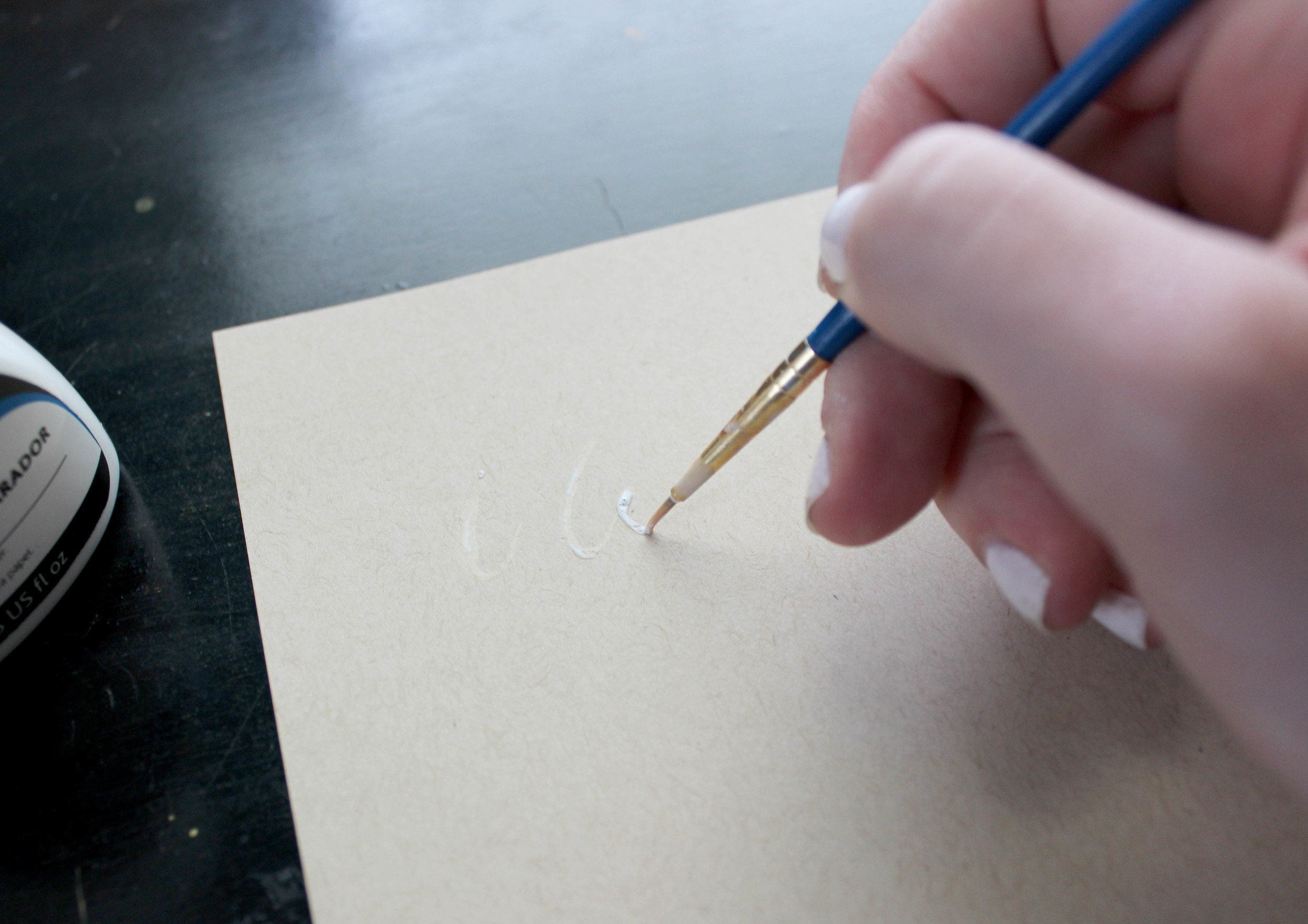 How To: Lettering with Masking Fluid — Ash Bush