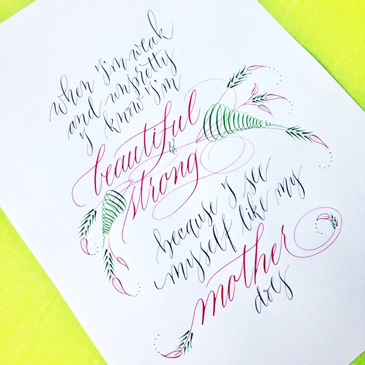 Creative Spotlight: Suzanne Cunningham Calligraphy — Ash Bush