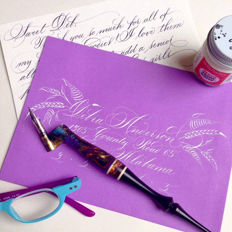 Creative Spotlight: Suzanne Cunningham Calligraphy — Ash Bush