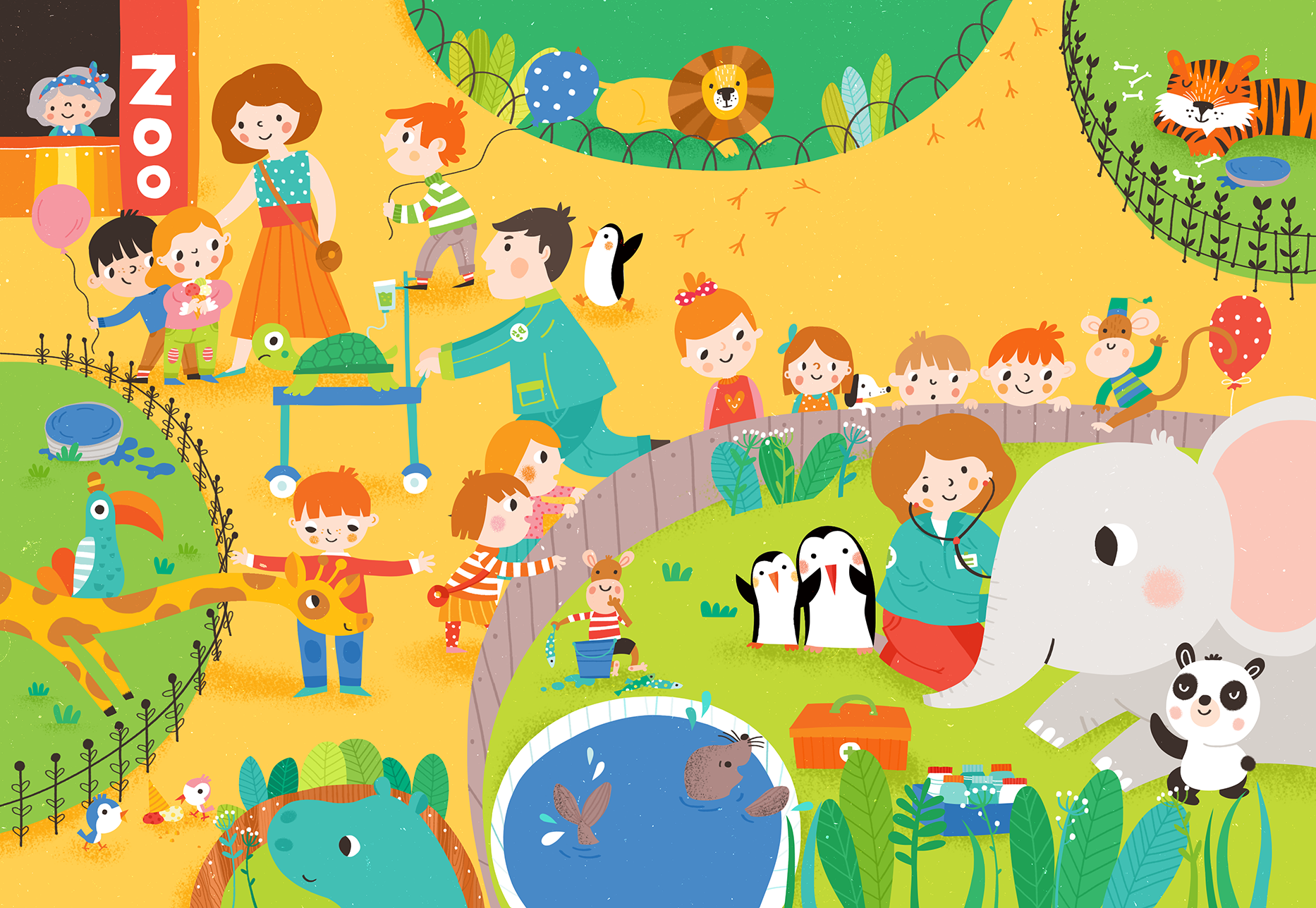 zoo — BLOG — Maria Neradova Illustration