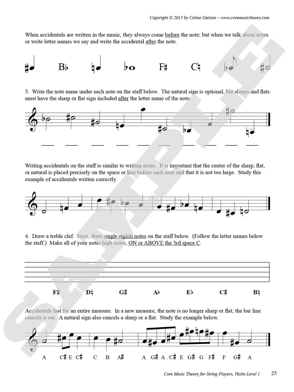 Sample Pages — Core Music Theory for String Players