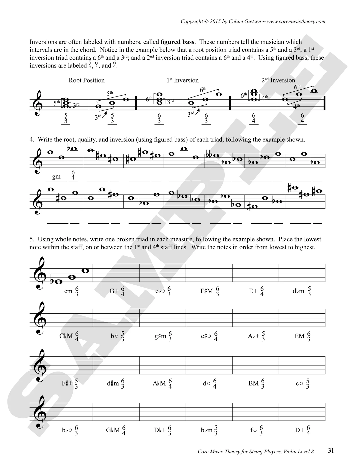 Sample Pages — Core Music Theory for String Players