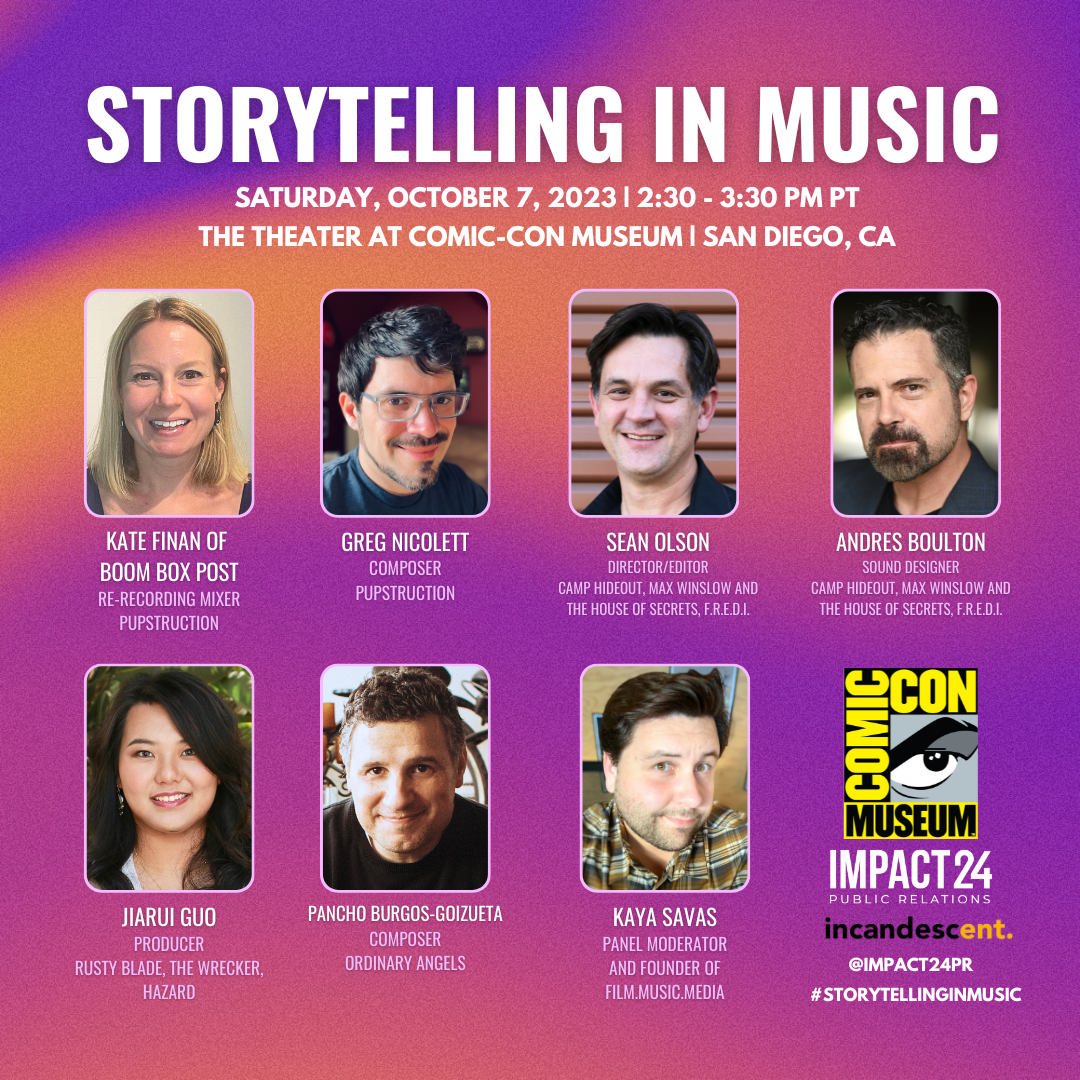 Storytelling in Music and Sound Panel with Kate Finan & Greg Nicolett ...