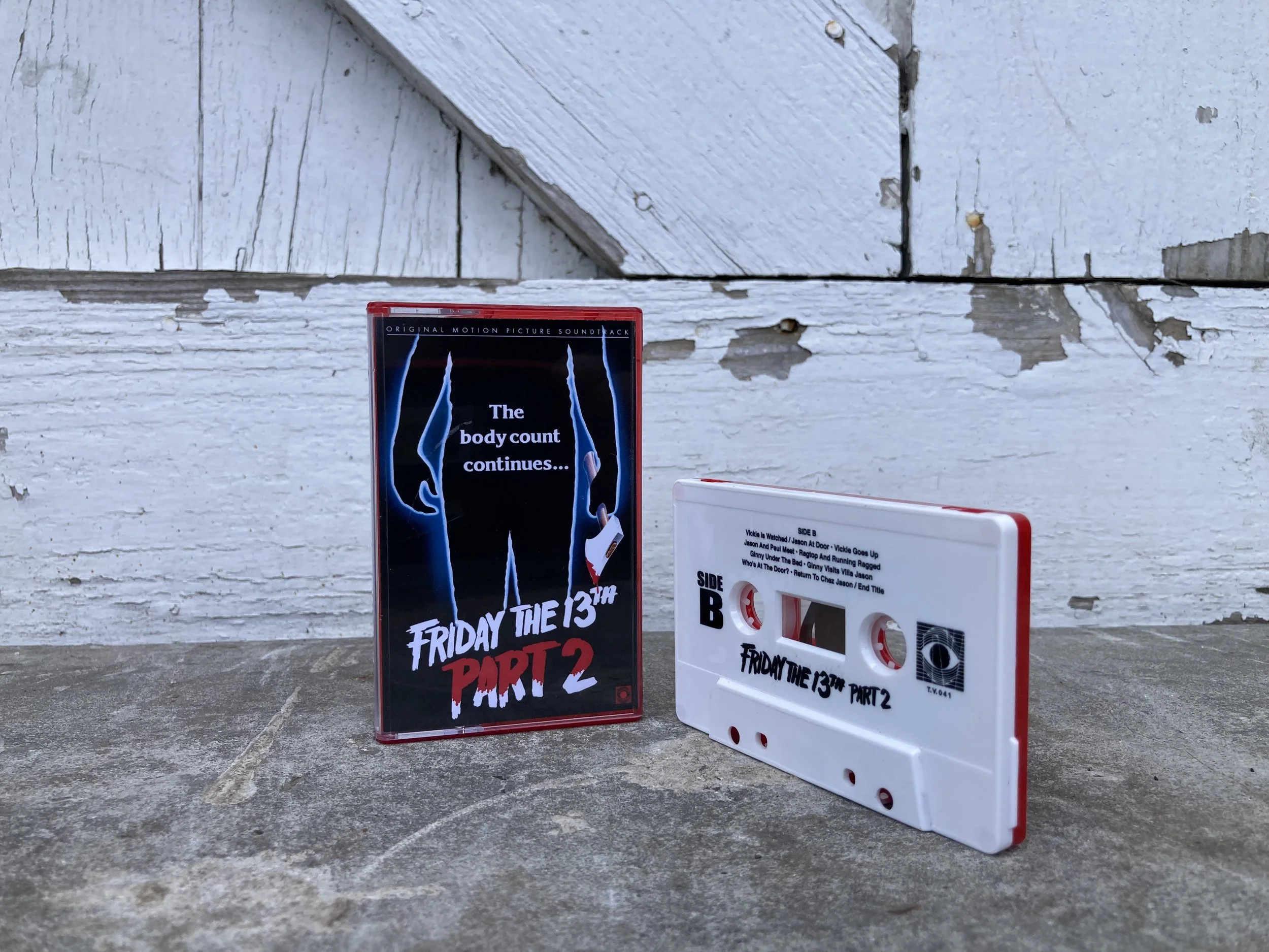 Friday the 13th Part 2 OST Cassette — Terror Vision Records and Video