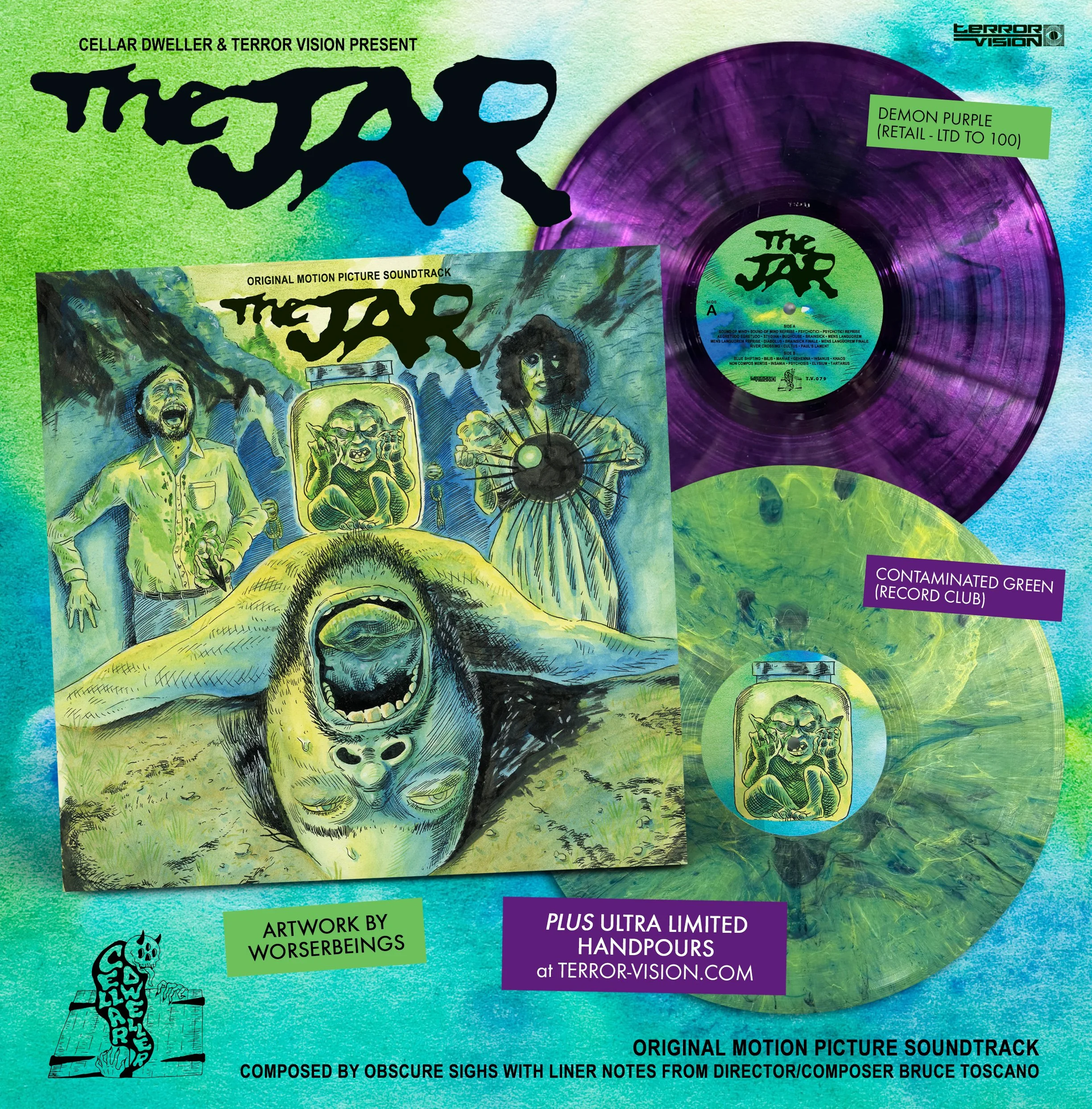 The Jar (1984) OST LP — Terror Vision Records and Video