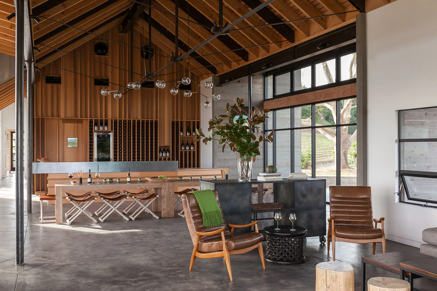 Winery Tasting Room Windows Pocono Winery Construction Update