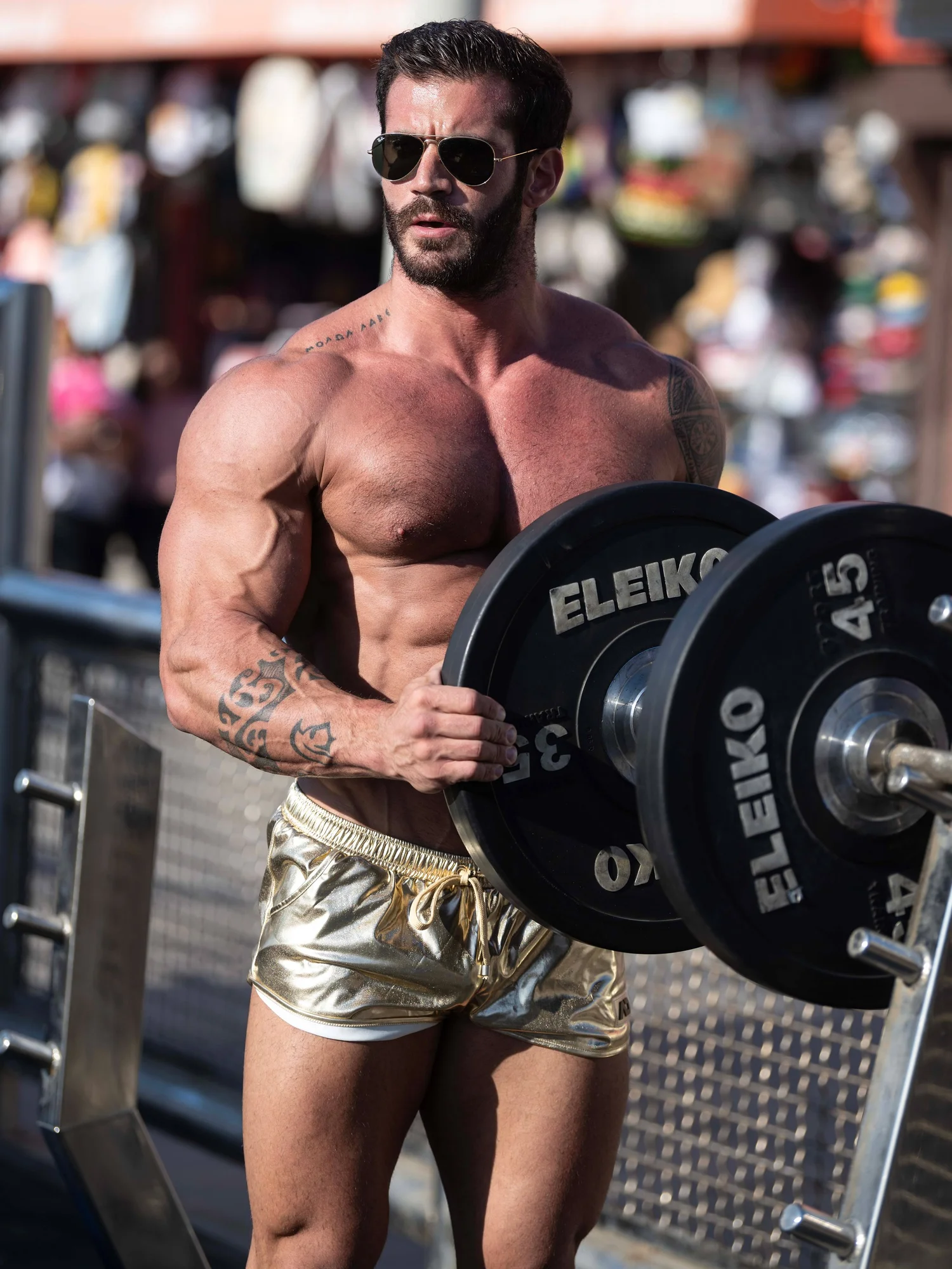Muscle Beach - Julian Arroyuelo - Walter Tabayoyong — Adon | Men's ...