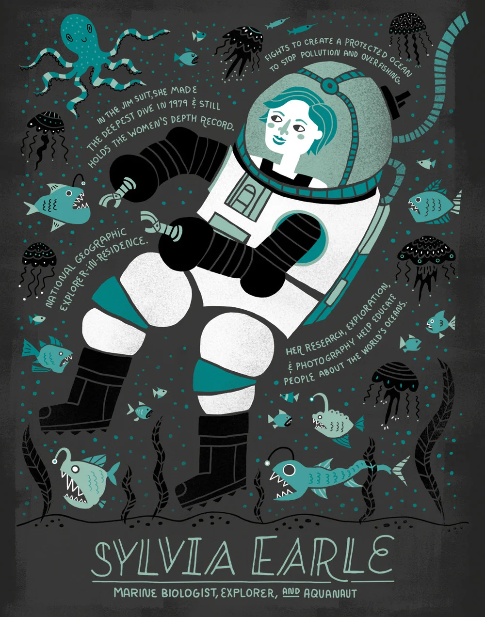 women in science prints — Rachel Ignotofsky Design