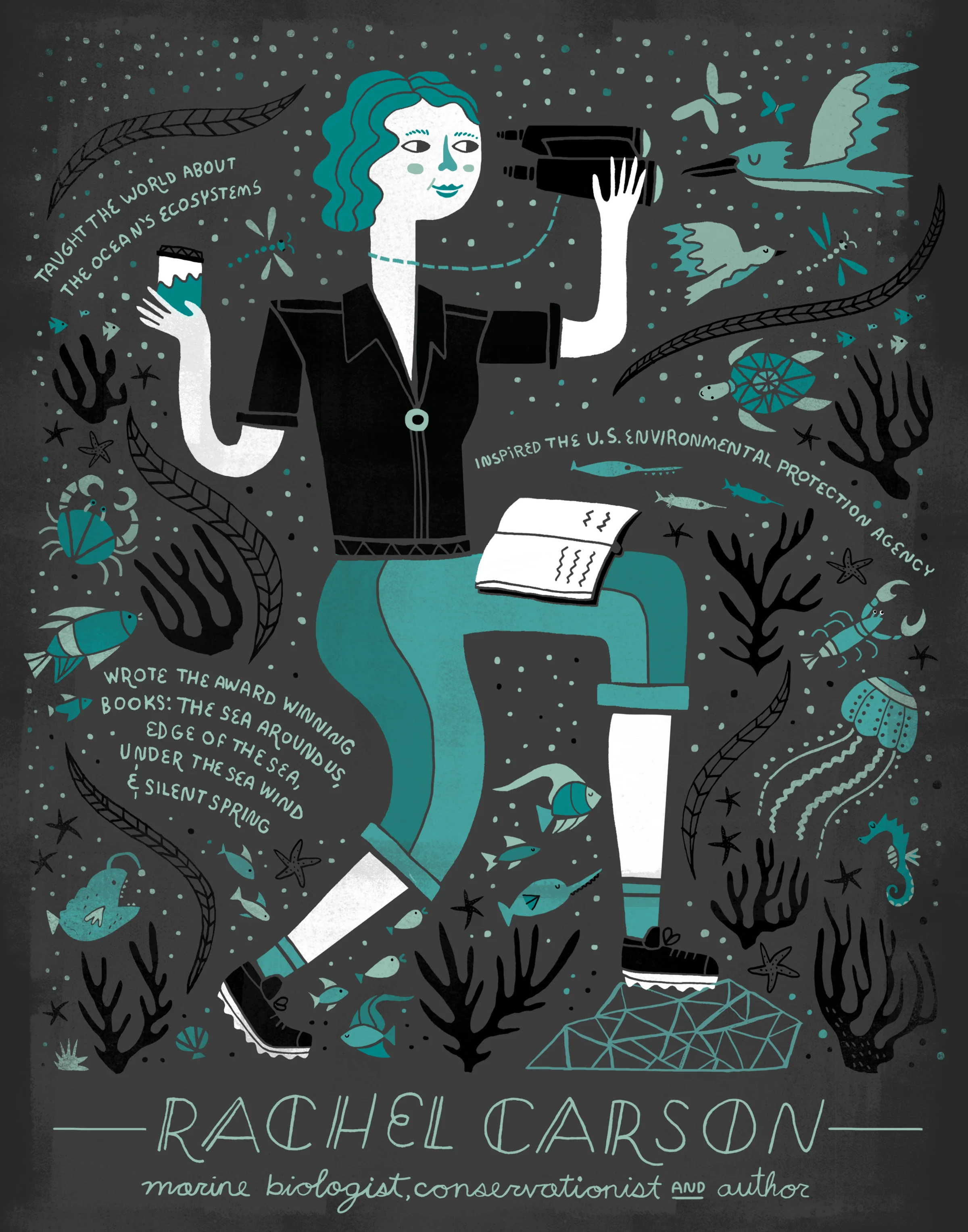 women in science prints — Rachel Ignotofsky Design