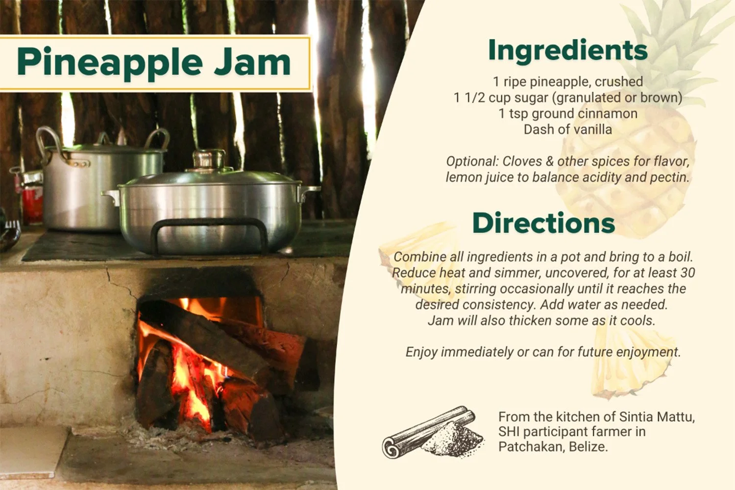 Easy + Quick Pineapple Jam — Sustainable Harvest International: For ...