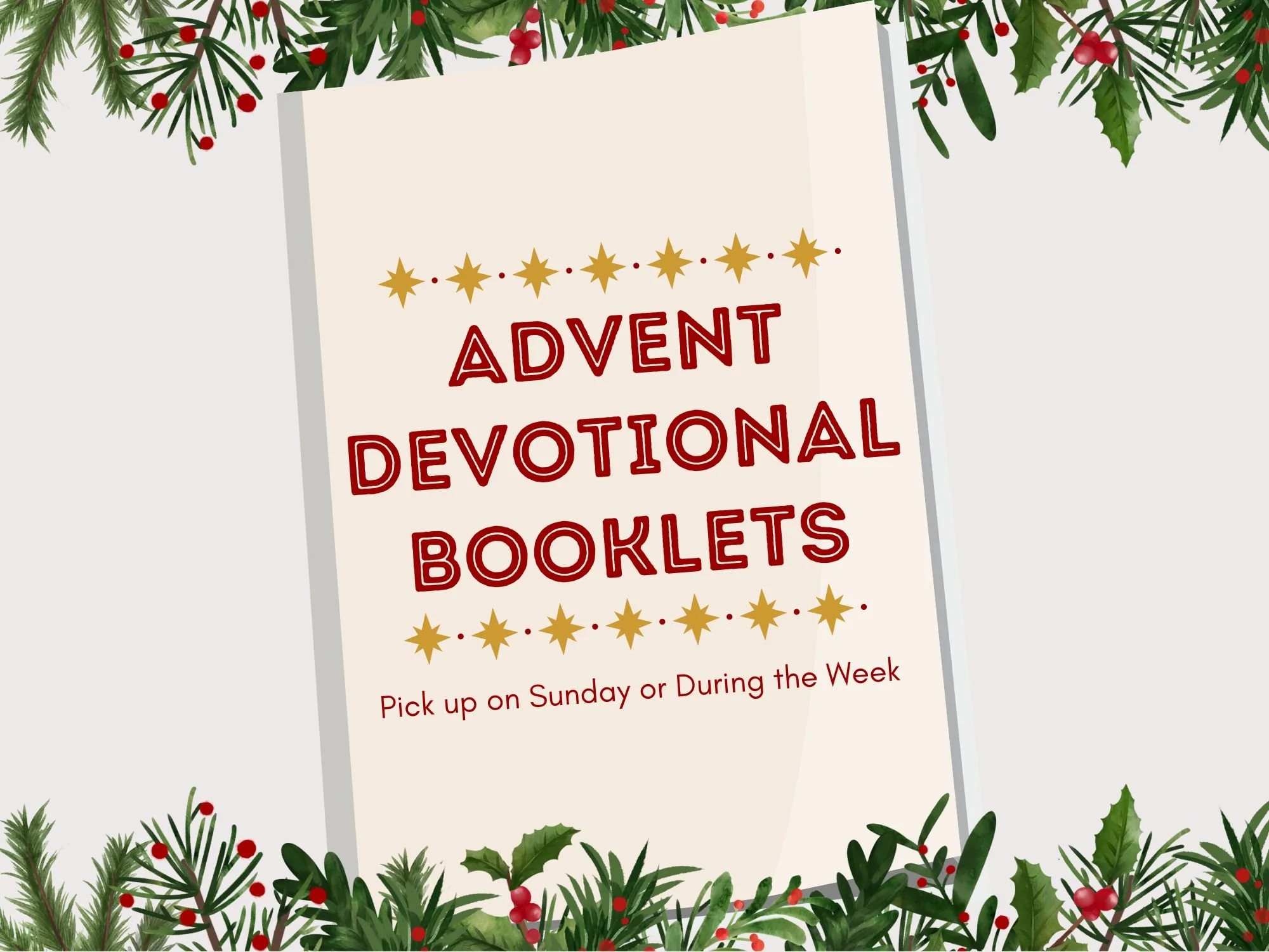 Advent Devotional Booklets — Free Methodist Church of Santa Barbara