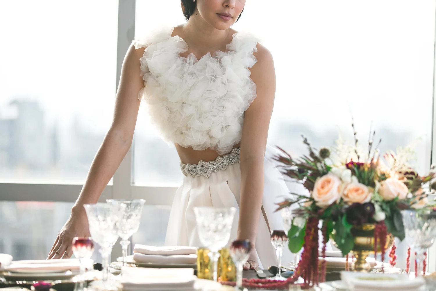 nk bride in hotel on rivington look two — NK Bride