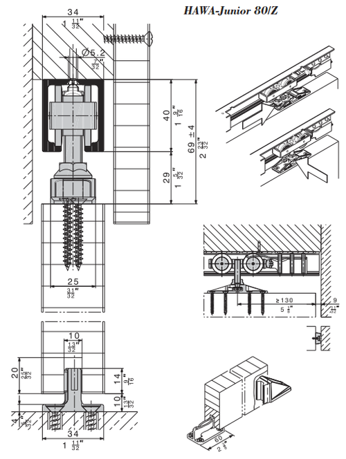 Bourget Pocket Door Frames