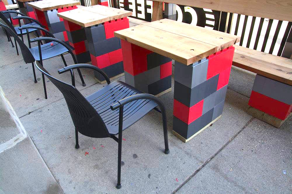 Modern interlocking block furniture. Modular furniture construction ...