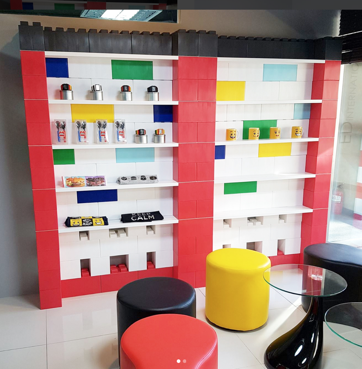 Modern interlocking block furniture. Modular furniture construction ...